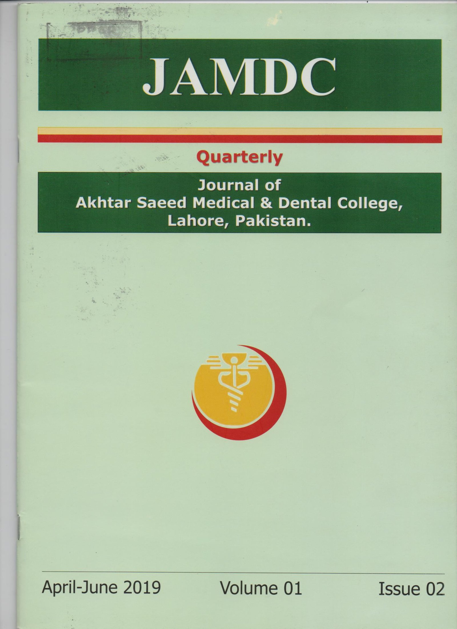 Volume 1 Issue 2 Jamdc