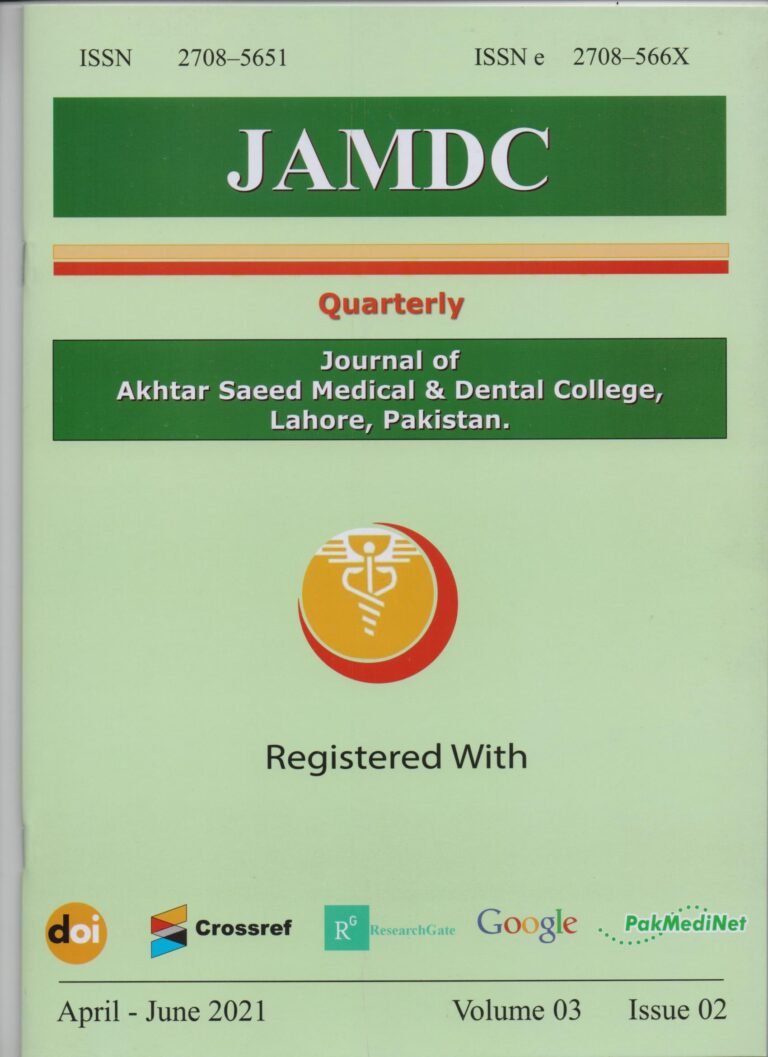 Volume 3 Issue 2 – JAMDC