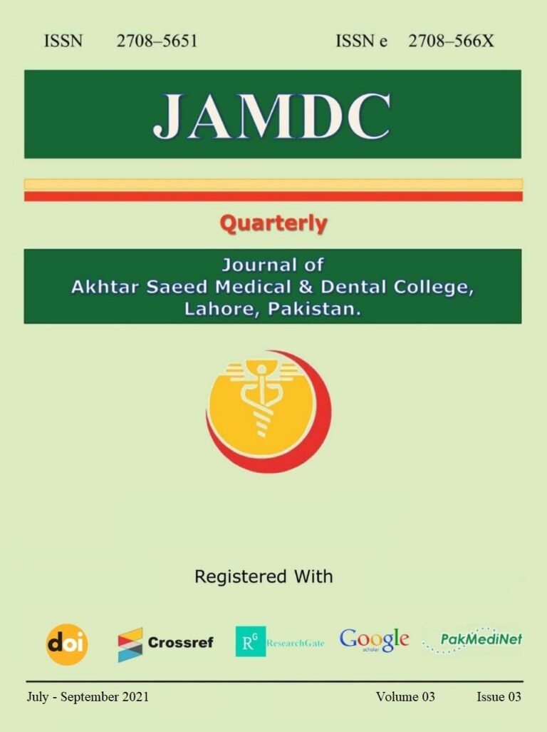 Volume 3 Issue 3 – JAMDC